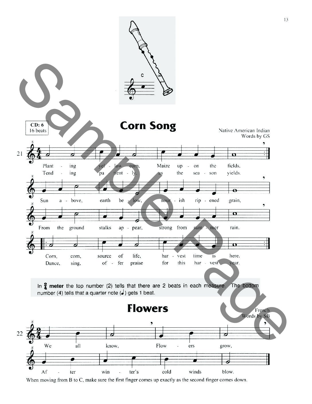 SP2358 Hands on Recorder Book 1 - Sweet Pipes